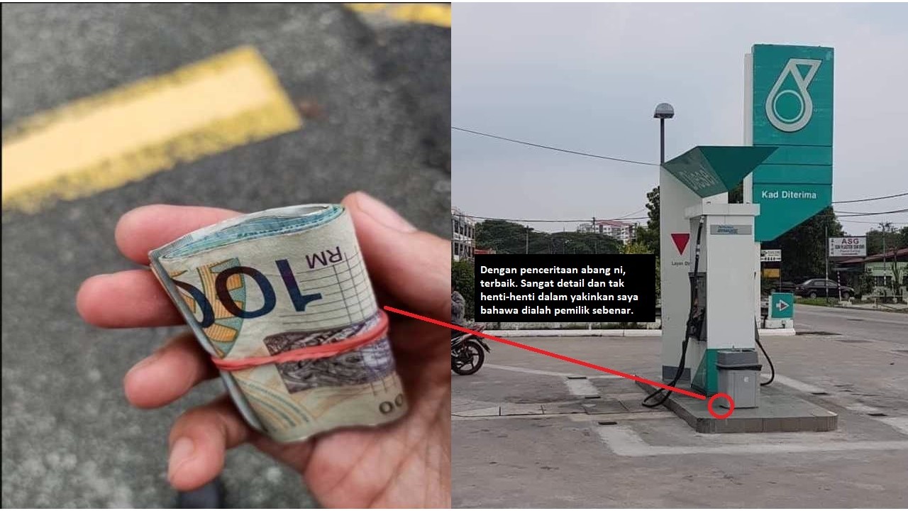 Terjumpa Segulung Duit Di Stesen Minyak Dan Ramai Cuba ‘Claim’ Tapi ...