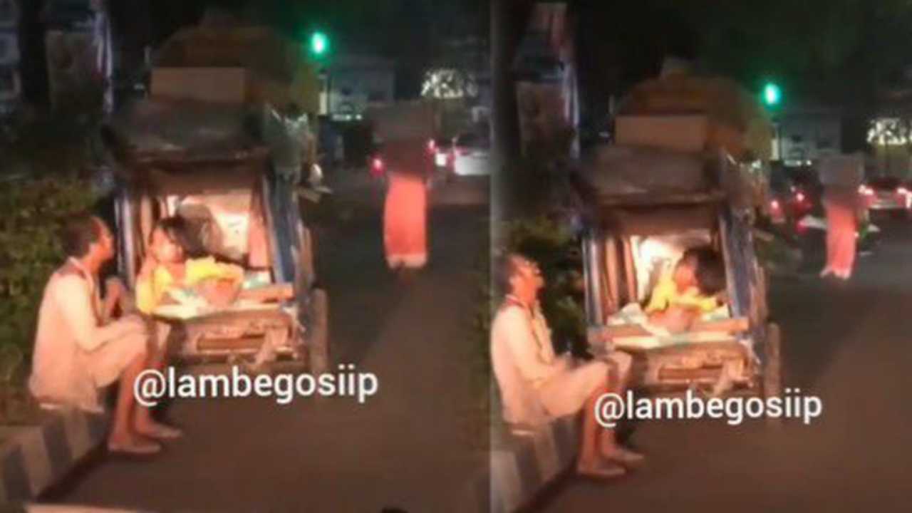 Melepak bersama Anak di Pinggir Jalan, Si Ayah Ini Sebenarnya ...