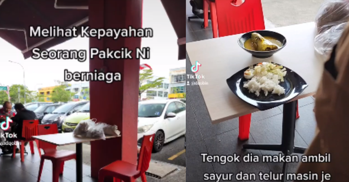 Kasihan Melihat Pak Cik Ini Berniaga, Pemuda Ini Belanja M4kan Tengah ...
